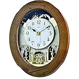 Amazon.com: Rhythm Clocks "Grand Time Cracker" Musical Motion Clock ...