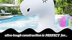 Amazon.com: Swimline Inflatable Panda Pool Float, Black/White, 71"/50 ...