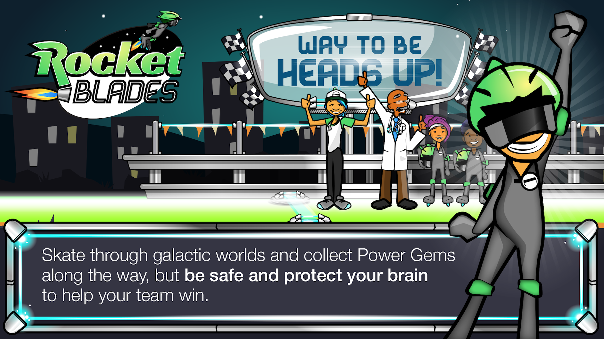 CDC HEADS UP Rocket Blades: The Brain Safety Game : Amazon.es: Apps y ...