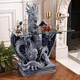 Amazon.com: Guarding Dragon Stone Look Figural Home Accent Table: Home ...