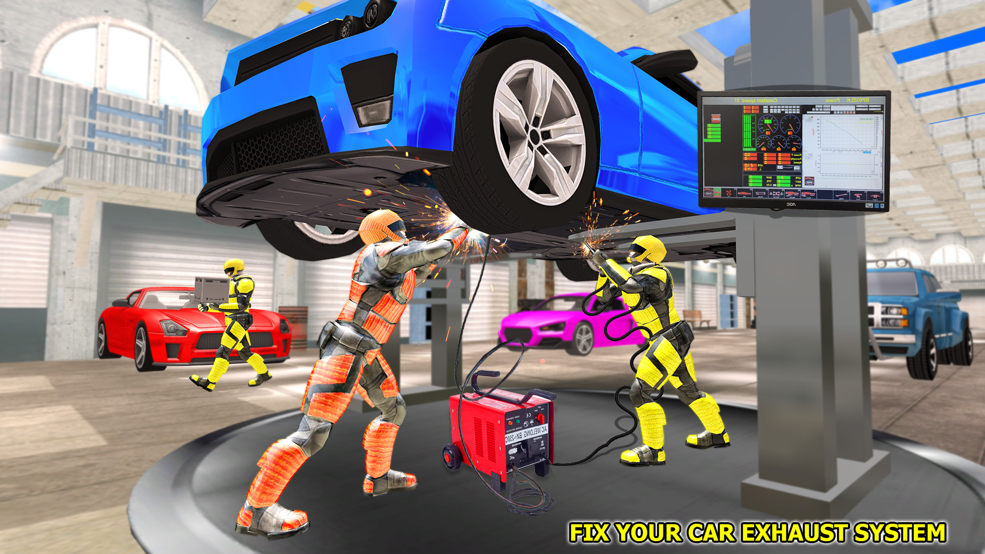 Robot Car Mechanic Workshop Games - Car Games:Amazon.com:Appstore for ...