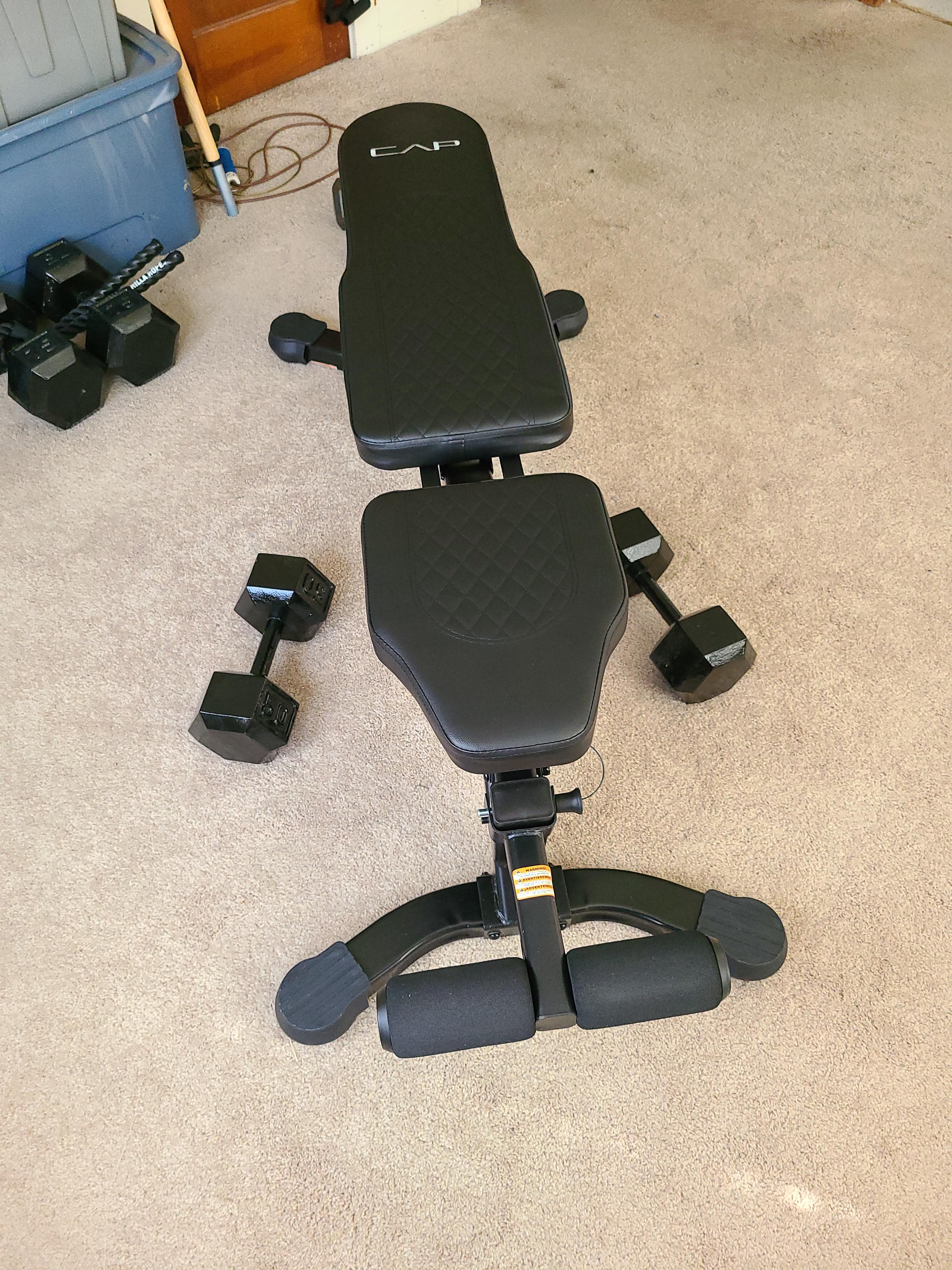 $22/mo - Finance CAP Barbell Adjustable Utility Weight Bench | Buy Now ...