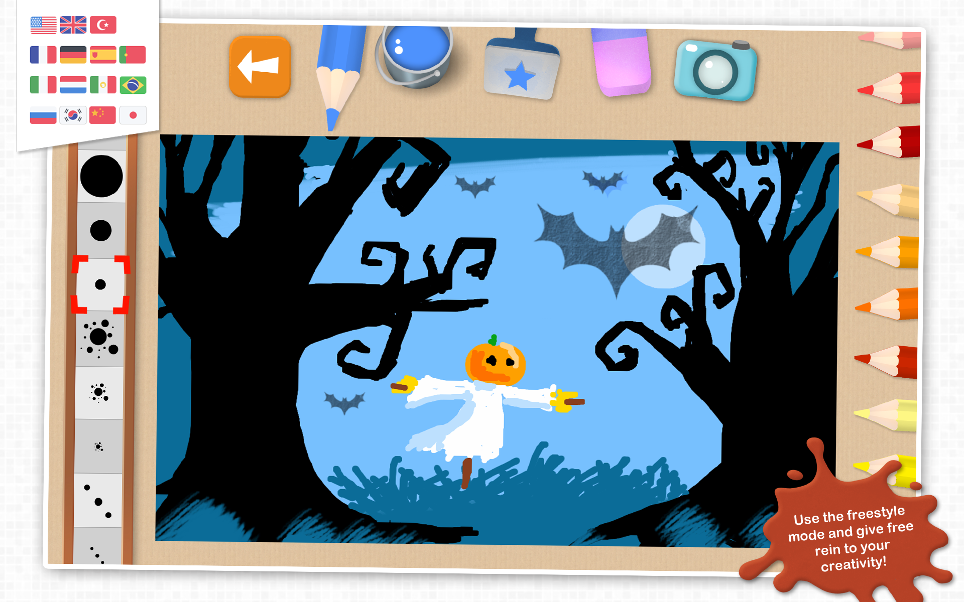 Chocolapps Art Studio - Drawings and coloring pictures for kids:Amazon ...