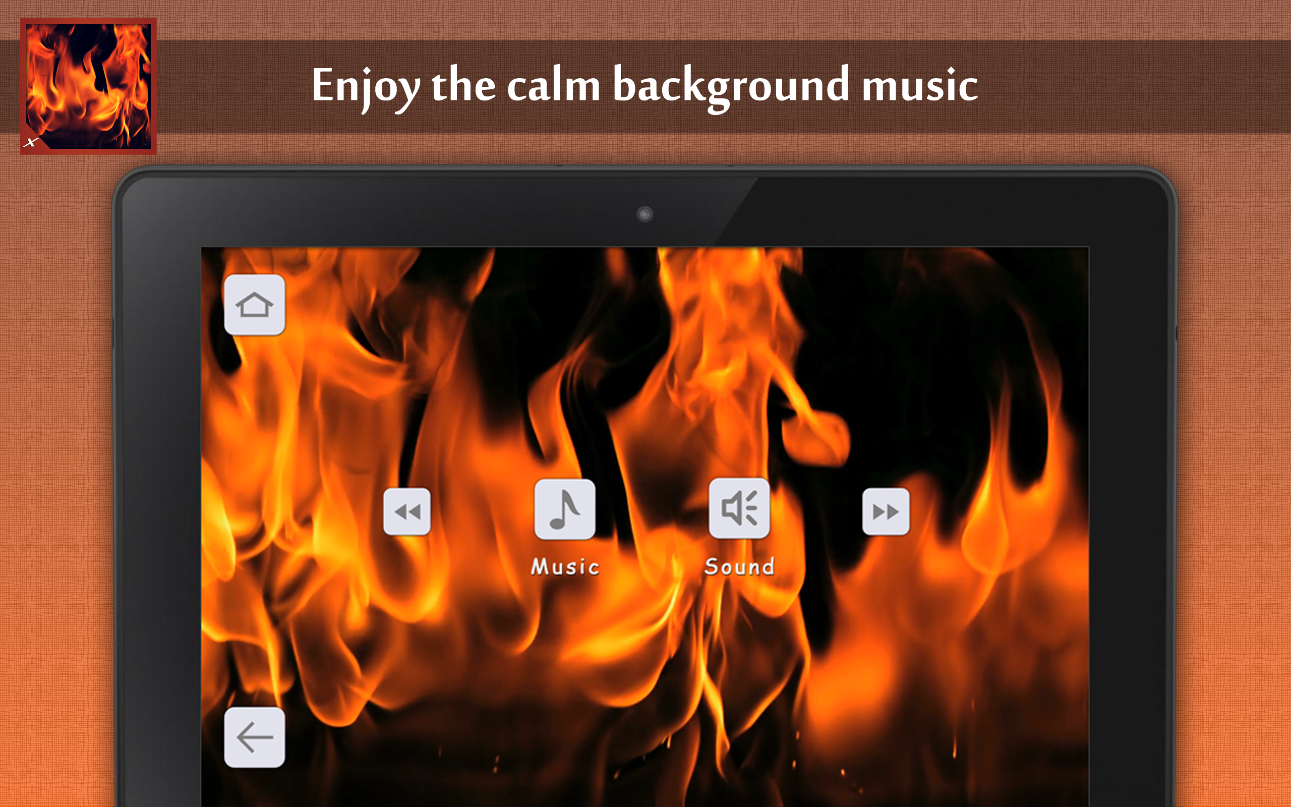 Virtual Flames - Slow Motion Fireplace:Amazon.co.uk:Appstore for Android