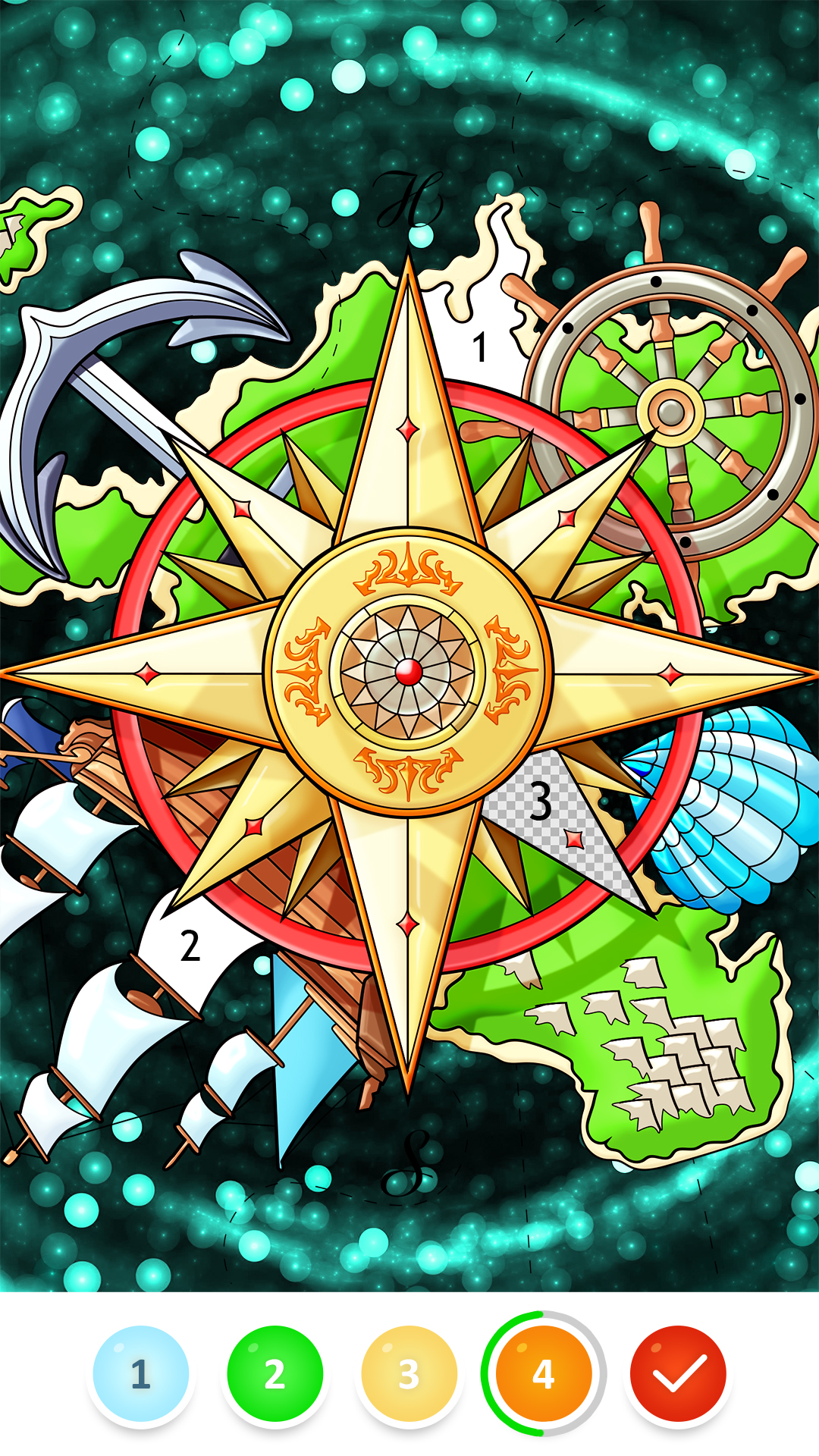 Magic Color by Number is a FREE coloring game for adults and kids ...