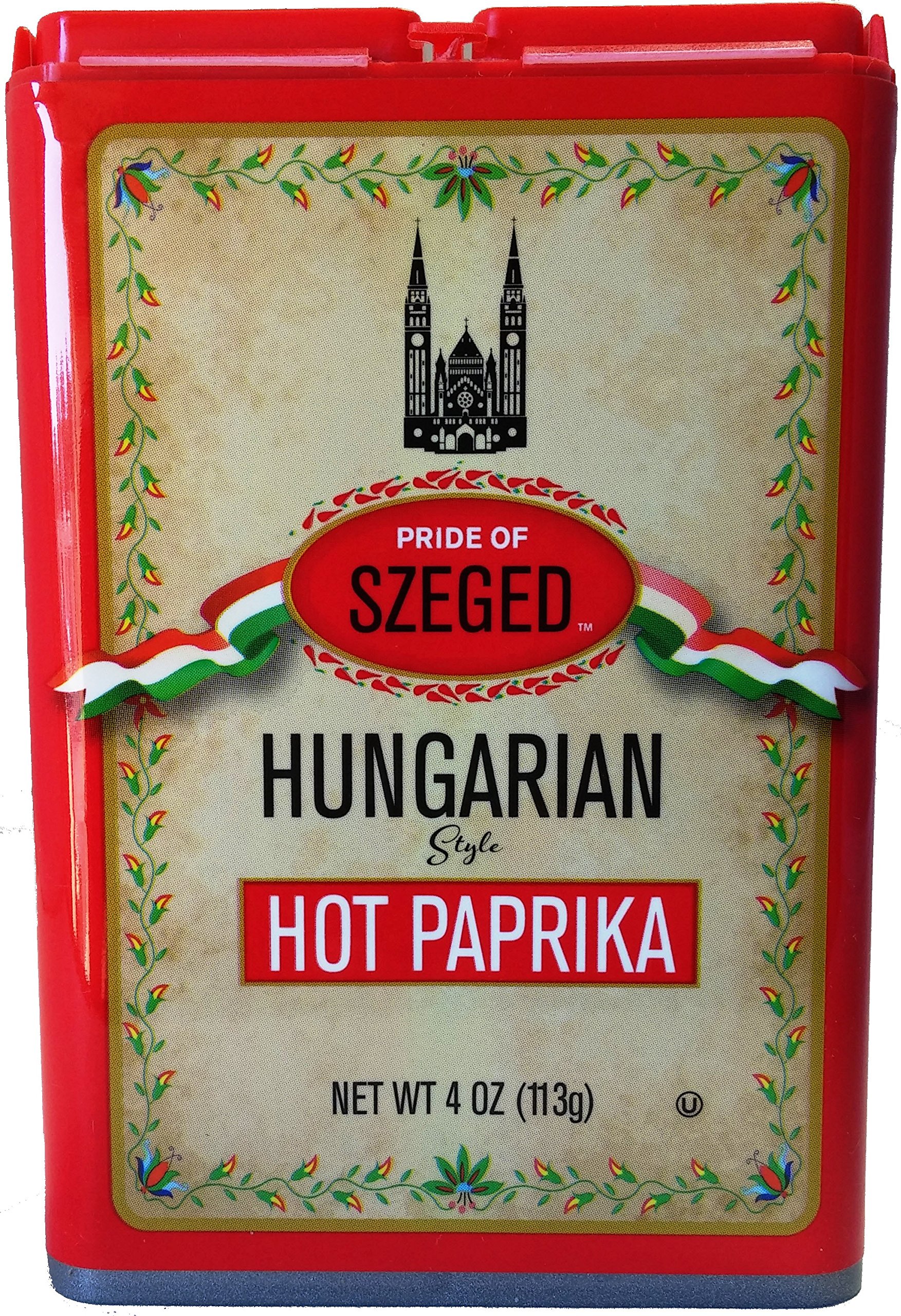 Amazon.com : Szeged Hungarian Paprika - 4ounces (Pack of 3) : Grocery ...