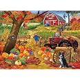 Amazon.com: RoseArt - Chris Bigelow - Fall Harvest - 1000 Piece Jigsaw ...