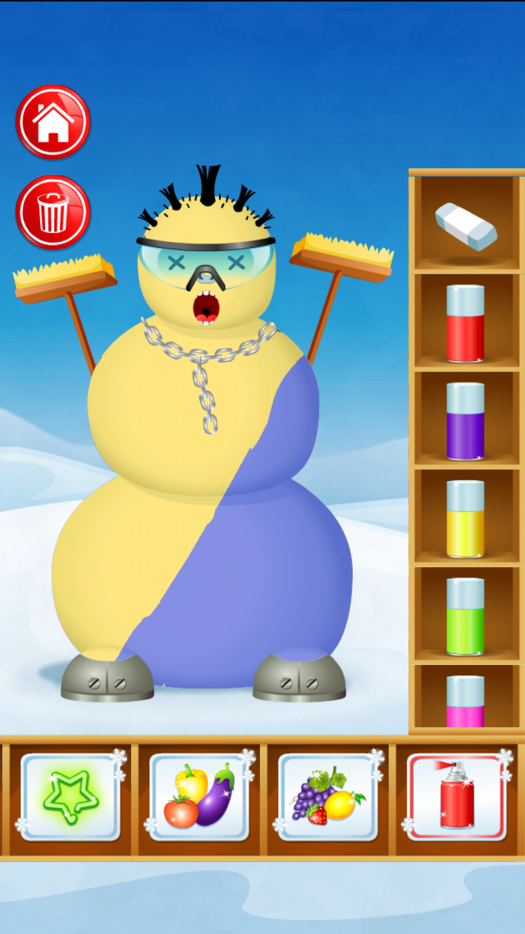 123 Kids Fun SNOWMAN - Free Educational Dress Up Game for Preschool Kids and Toddlers:Amazon.fr ...
