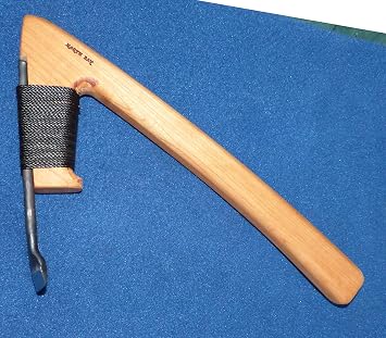 Elbow adze, WIP. Blade by a local Smith and I'm working on the handle ...