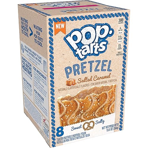 Pop-Tarts Pretzel Toaster Pastries, Breakfast Foods, Baked in the USA ...