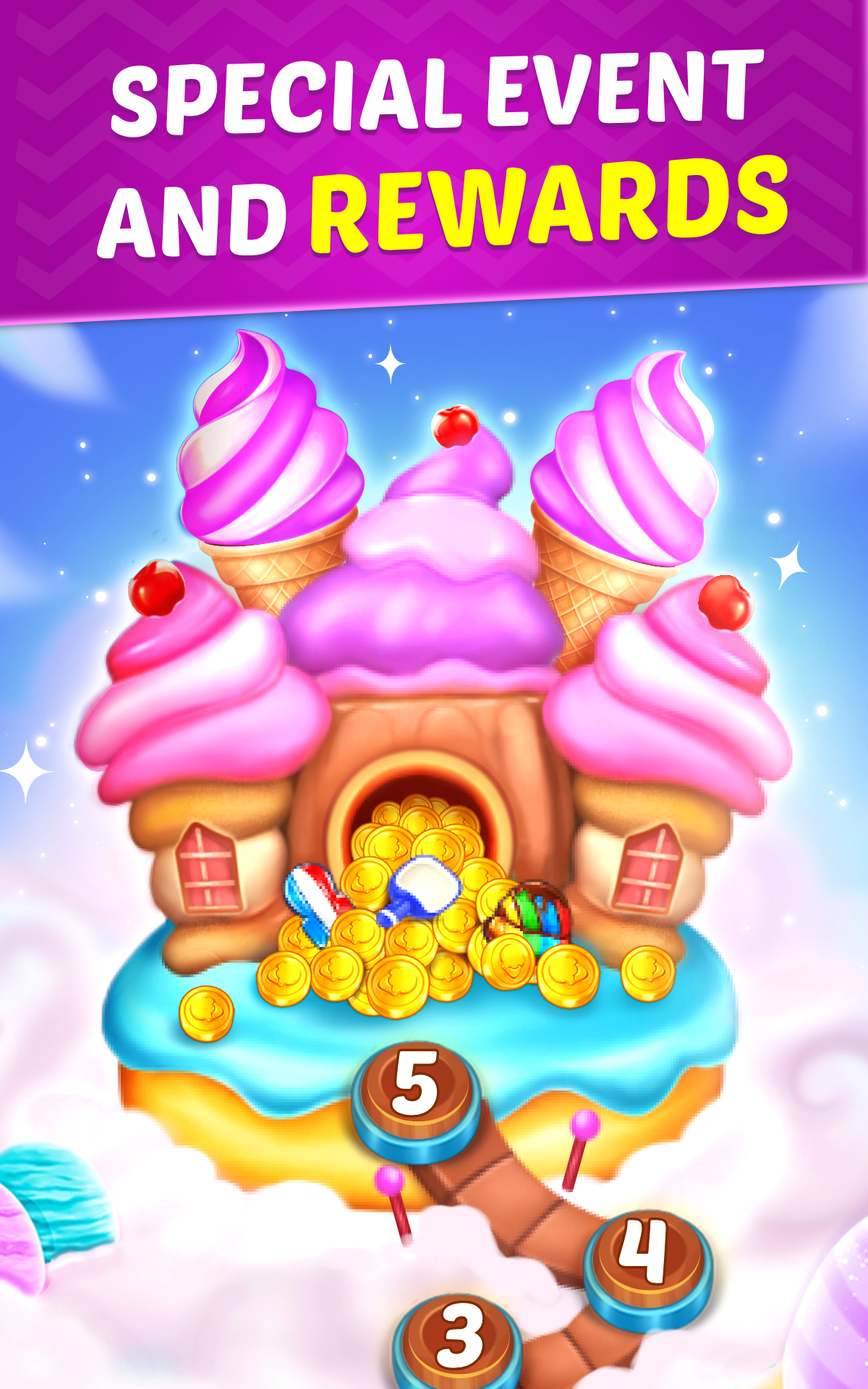 Ice Cream Paradise - Delicious Match 3 Games on Kindle Fire, Fun Puzzle ...
