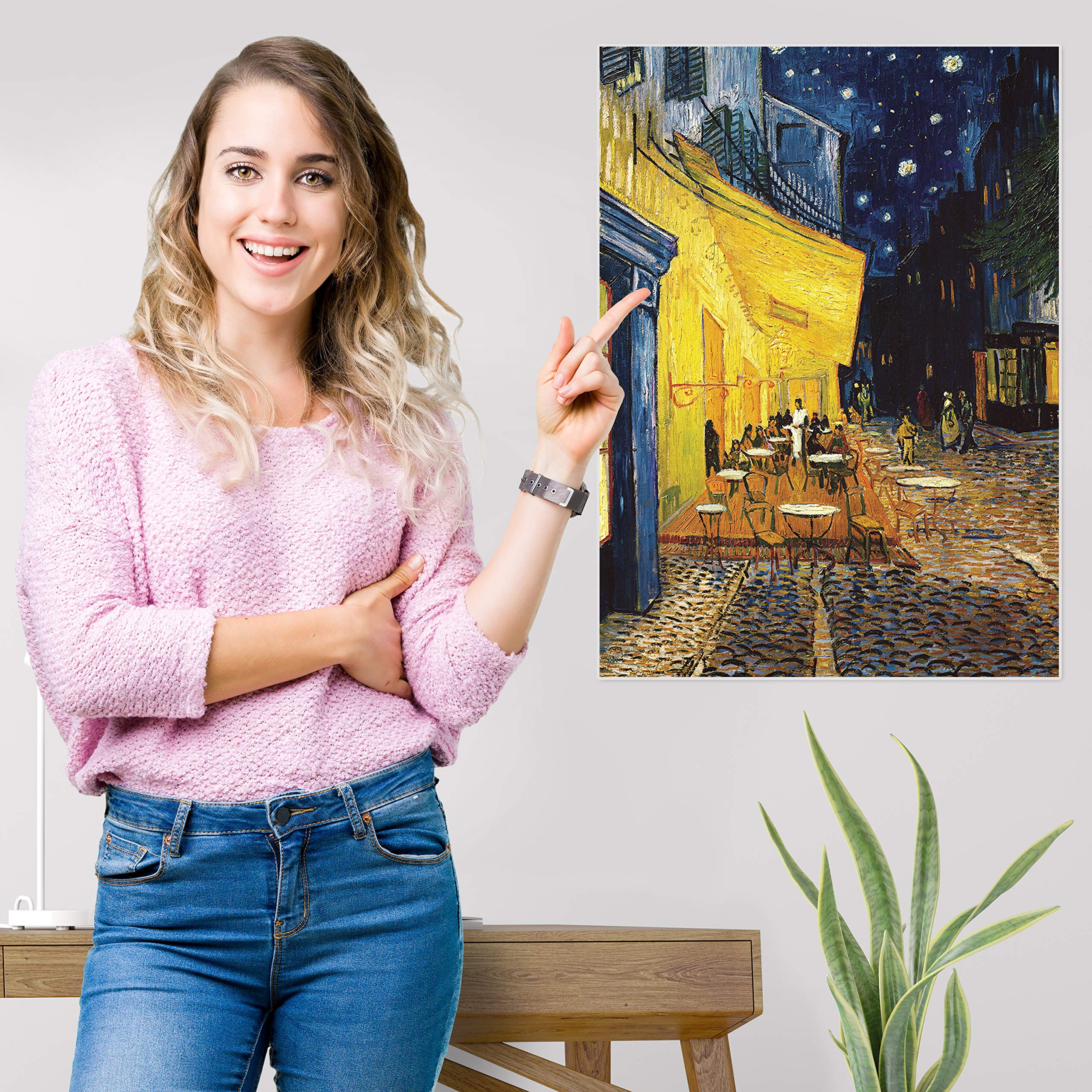 Mua Cafe Terrace at Night Poster by Vincent Van Gogh - 1881 - Fine Art ...