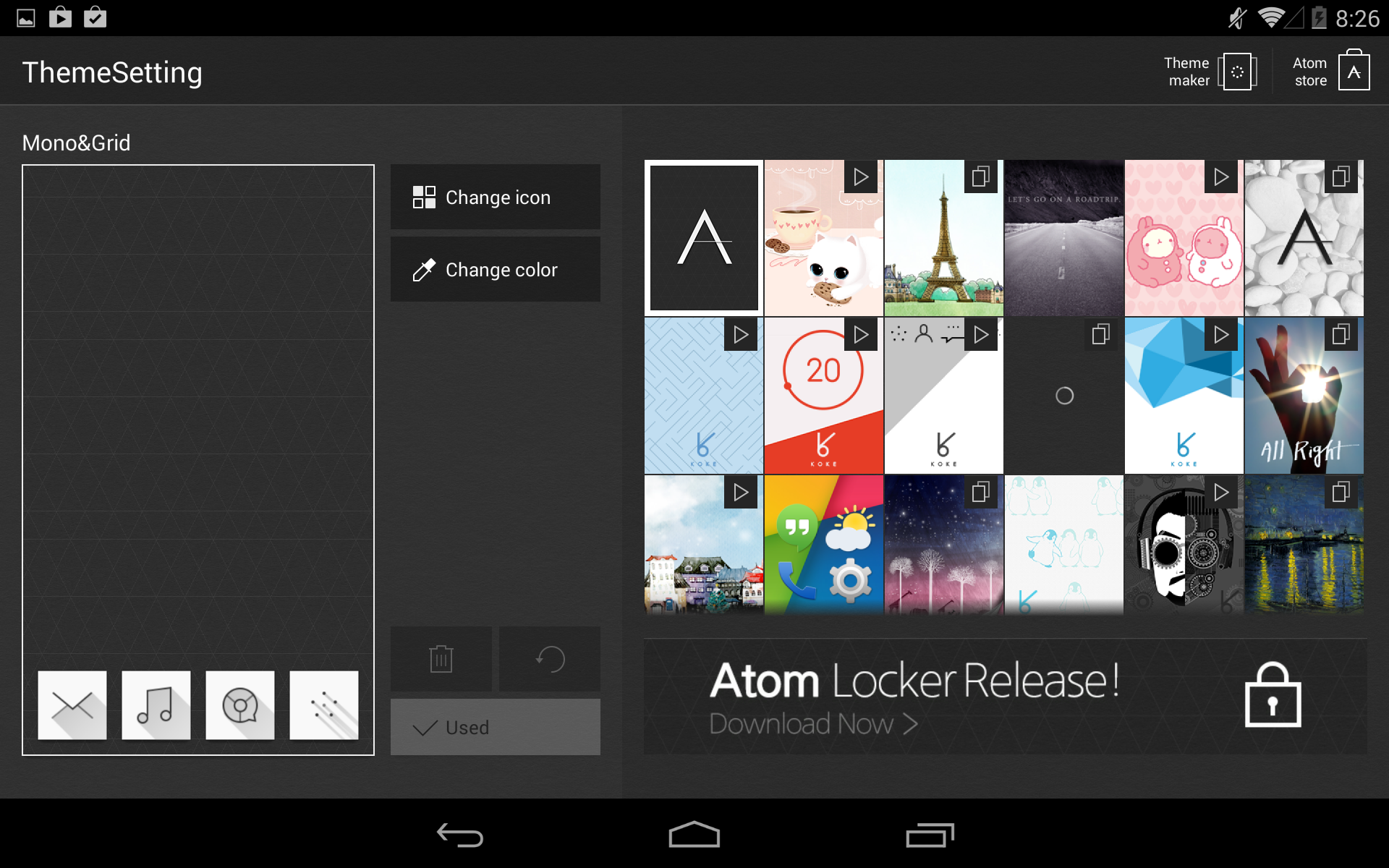 Atom Launcher:Amazon.co.jp:Appstore for Android