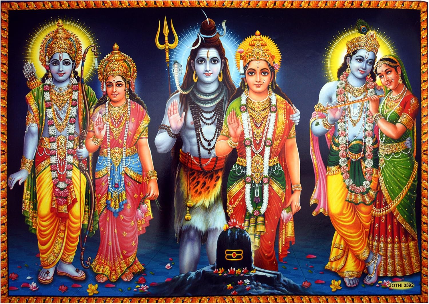 Jothi God Poster (Paper, 83 cm x 60 cm, B73): Amazon.in: Home & Kitchen