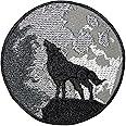 Amazon.com: Papapatch Lone Wolf Full Moon Howling Sew on Iron on ...