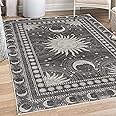 Amazon.com: Ambesonne Sun and Moon Decorative Rug, Bohemian Occult ...