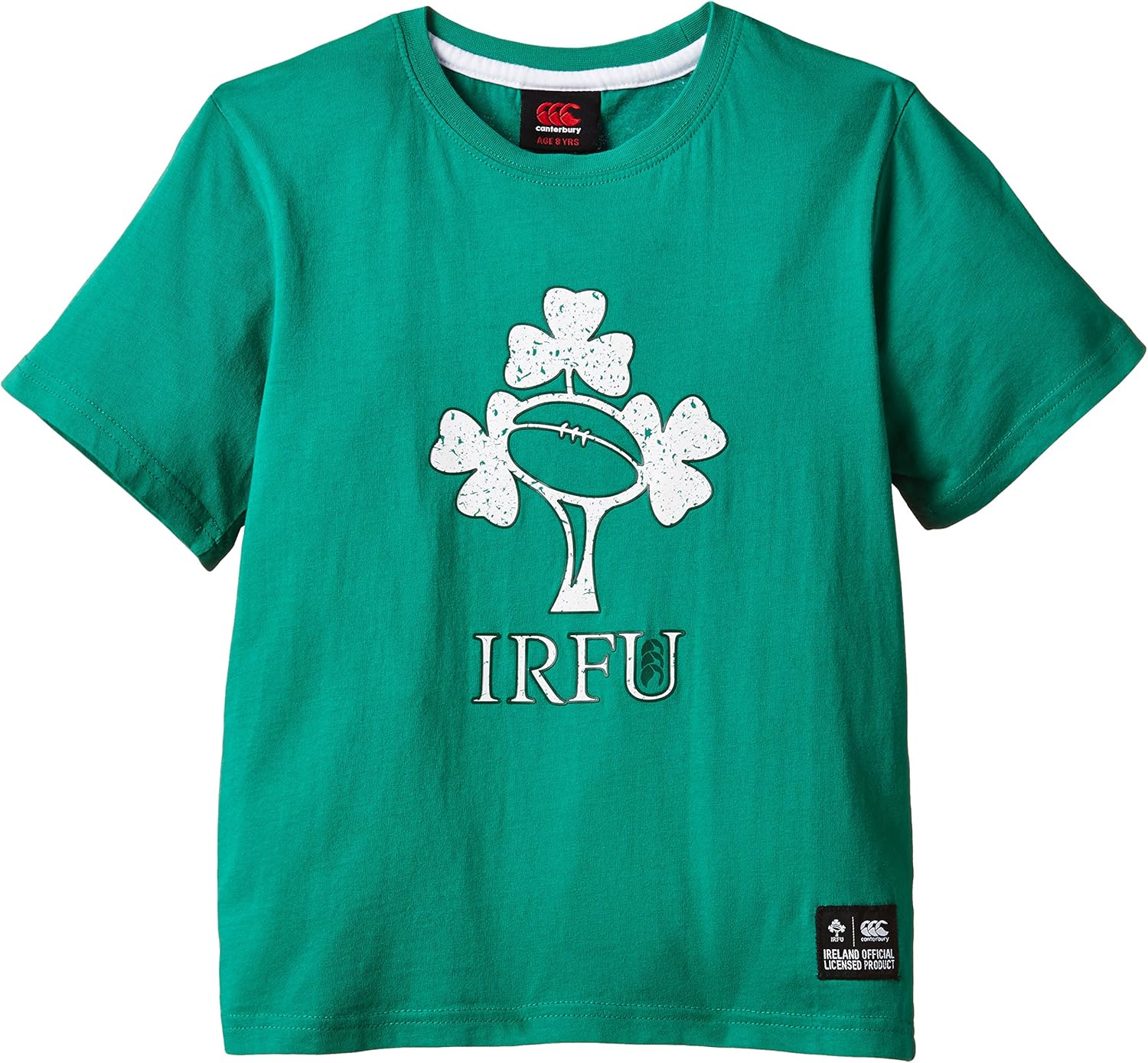 Ireland Rugby IRFU Crest Tee - Youth - Bosphorus: Amazon.co.uk: Sports ...
