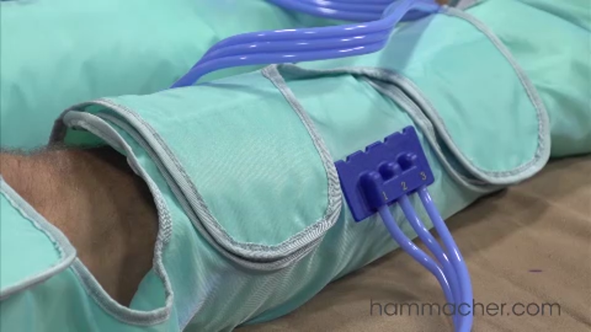 Watch Hammacher Schlemmer Circulation Improving Leg Wraps on Amazon Live