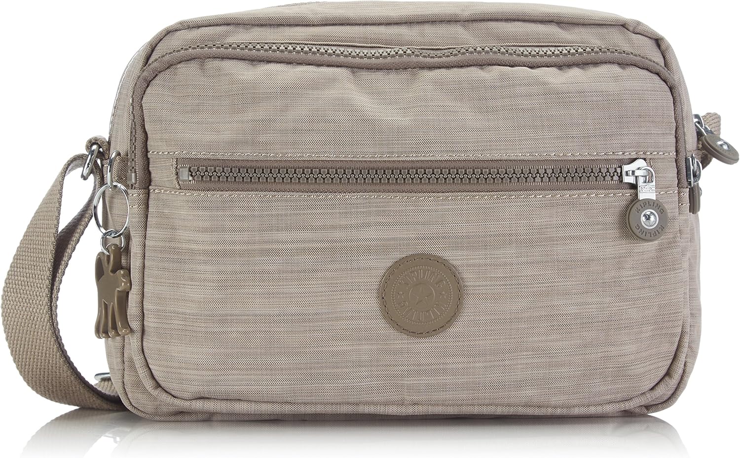 Kipling Deena Women's Cross-Body Bag - Beige (Dazz Dark Beige ...
