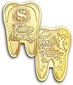 Amazon.com: Tooth Fairy Money Novelty Coin - Tooth Fairy Gift Coin ...
