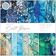 Amazon.com: Craft Consortium Craft CON PAPRPAD12, Ink Drops-Ocean, 20 ...