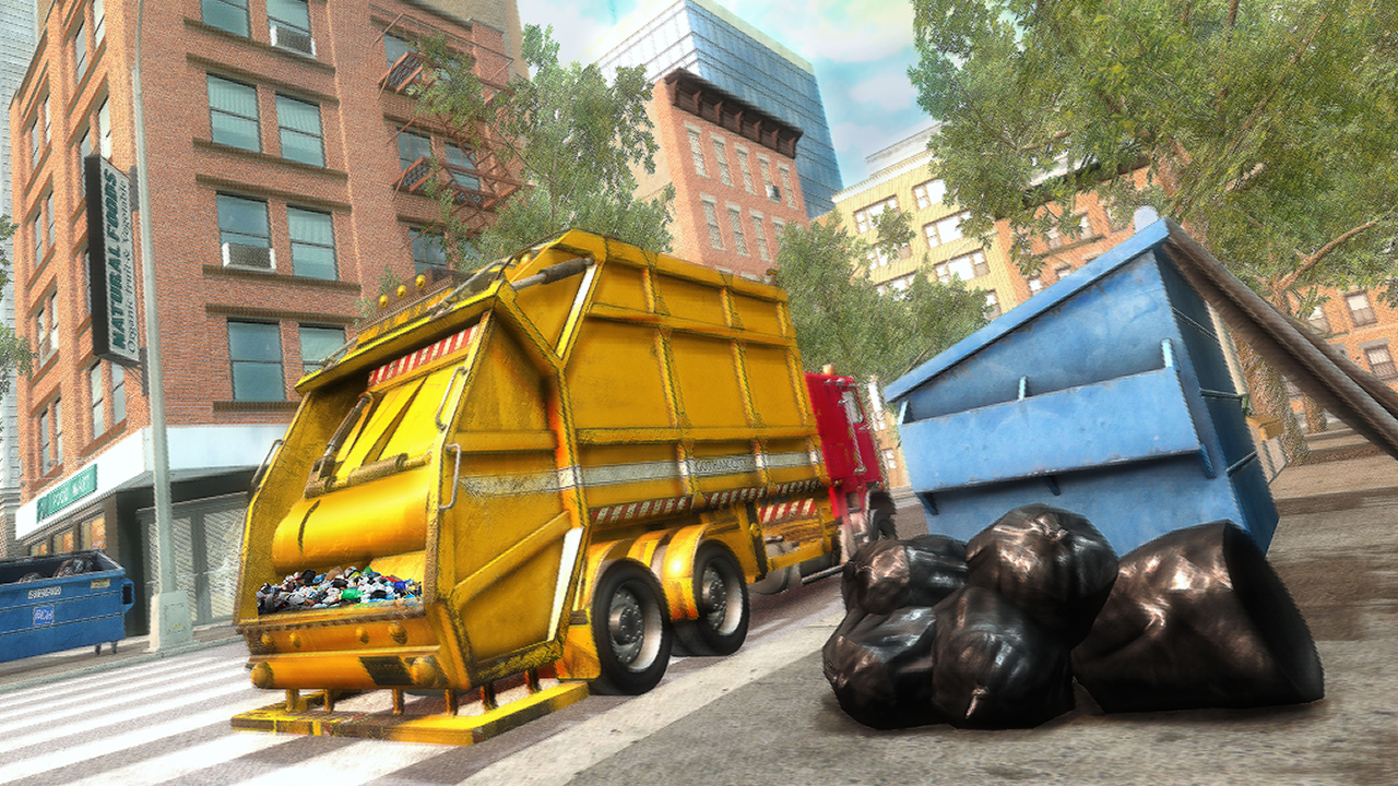Garbage Cargo Truck Games Offline -Real Metro City Recycling Dump Truck ...