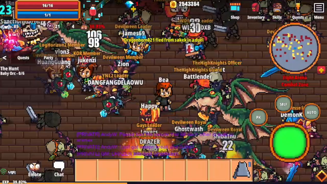 Pixel Knights Online 2D MMORPG MMO RPG - App on Amazon Appstore