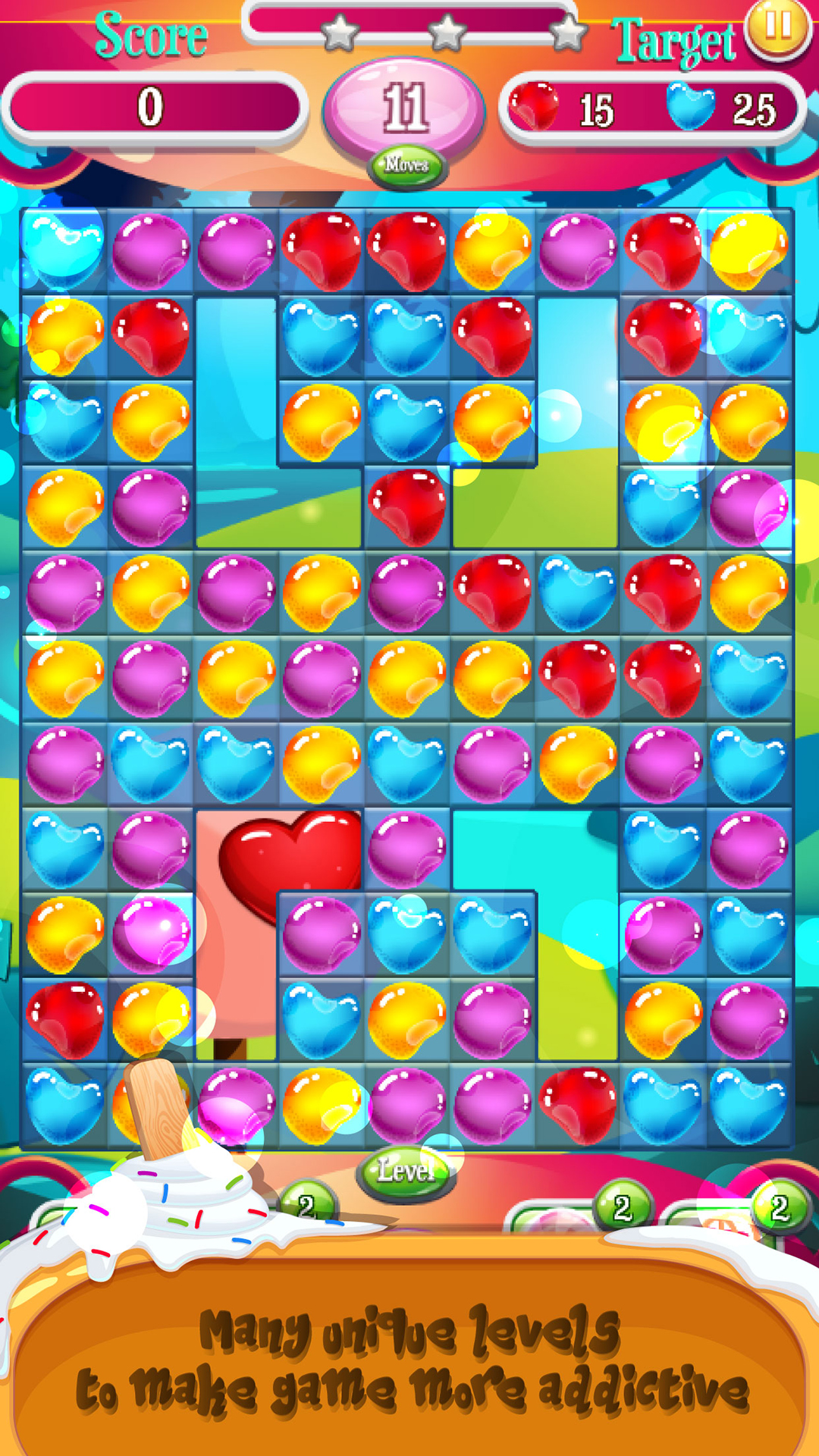 D Jello Sweet Puzzle Candy Coffee Love - Soda Pop Match 3 Blitz Puzzle ...