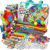 Amazon.com: Arts and Crafts Supplies Kit for Kids - Boys and Girls Age ...
