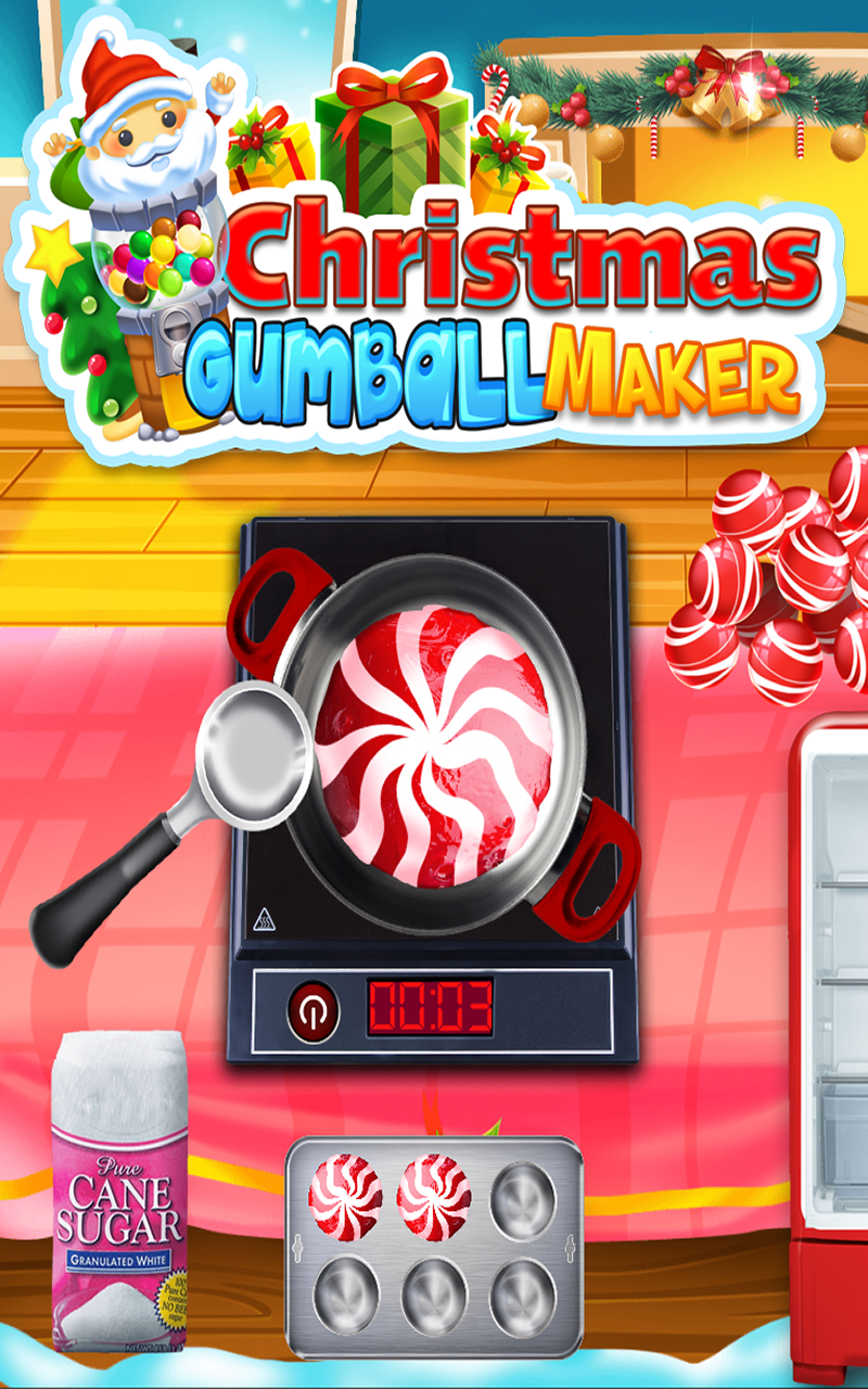 Christmas Bubble Gum - Kids Chewing Gum Dessert Food Maker Games FREE ...