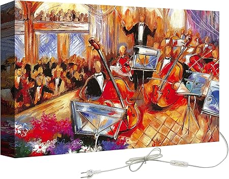 Decoralive Orchestre Public-Tableau 300 V 110 x 75 x 5 cm: Amazon.fr ...