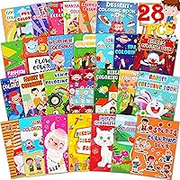 Amazon.com: 28PCS Small Coloring Books for Kids Ages 2-4,4-8 - Birthday ...