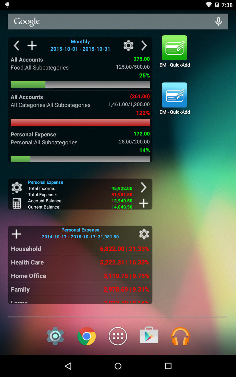 Expense Manager:Amazon.com:Appstore for Android