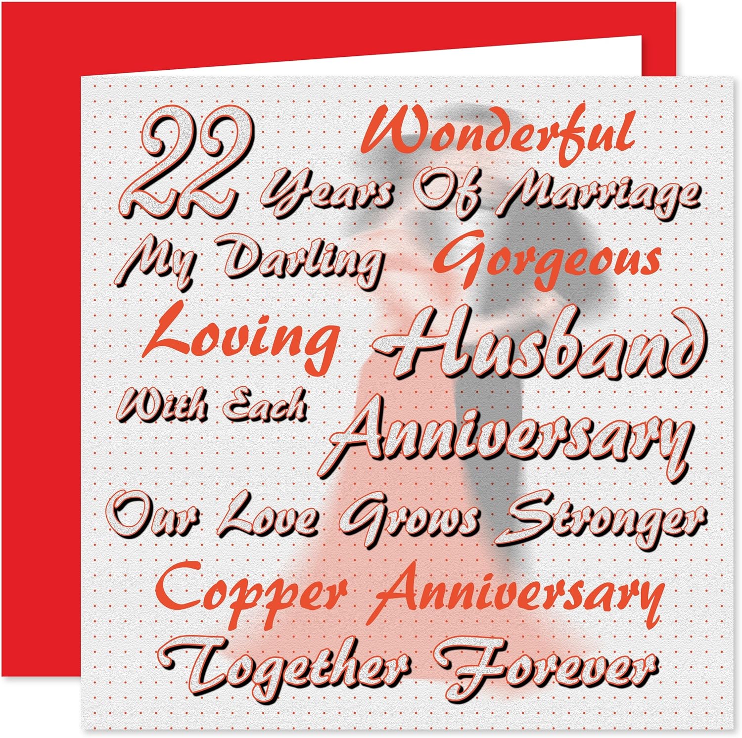 I Love You 22 Years My Husband 22nd Wedding Anniversary Card Together I Love You 22 Years My Husband 22nd Wedding Anniversary Card Together