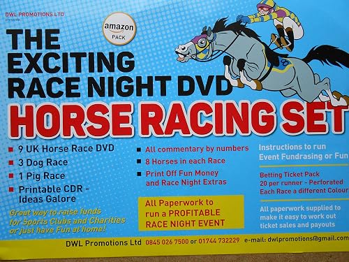 THE EXCITING RACE NIGHT DVD SET - ( NEW NAMES FOR 2018) 9 UK HORSE ...