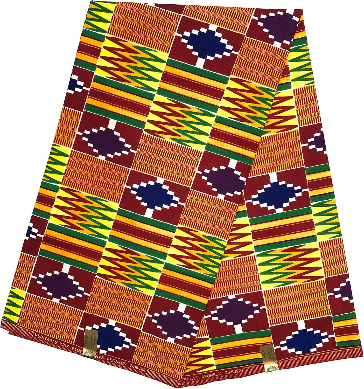 HITARGET Wax Pagne Tissu Africain Kinte Kente Kita Collection Original ...