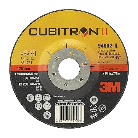 3M Cubitron II 2nd Generation Grinding Disc – Extra long-lasting sharp ...