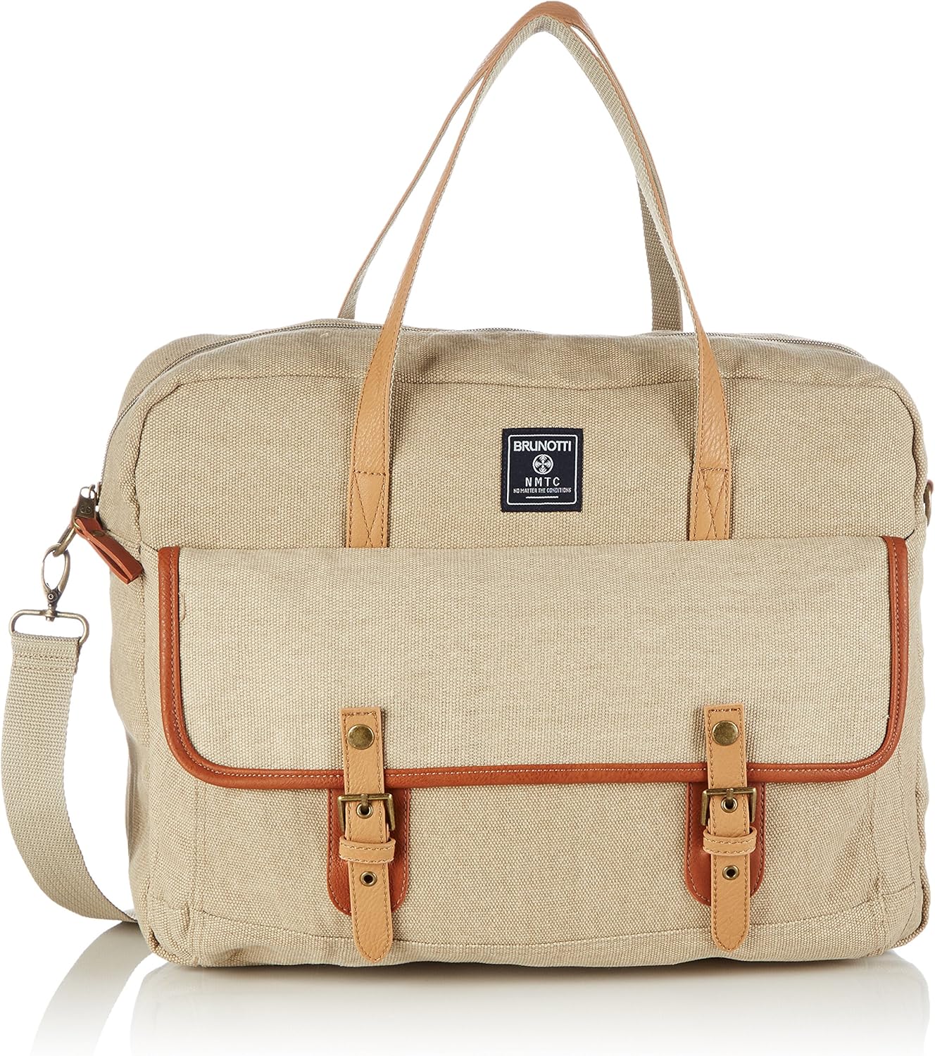 Brunotti Mens BB Boston Bag Shoulder Bag Beige Size: 41x32x14: Amazon ...