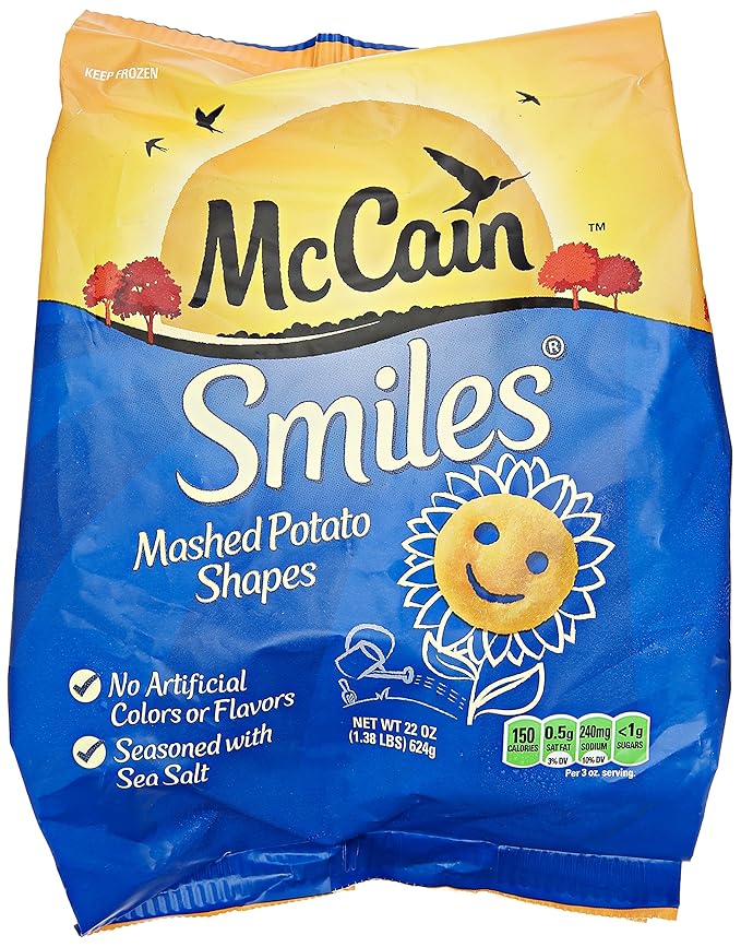 McCain, Smiles Fries, 22 oz (Frozen): Amazon.com: Grocery & Gourmet Food