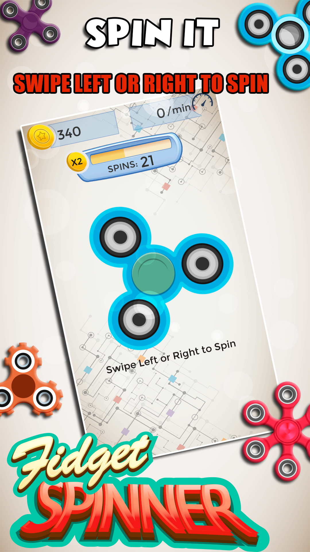 Fidget Spinner Game - Hand Spinner:Amazon.com:Appstore for Android