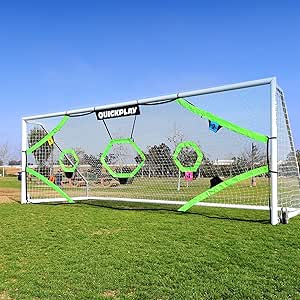 Amazon.com : QuickPlay PRO Soccer Goal Target Nets with 7 Scoring Zones ...
