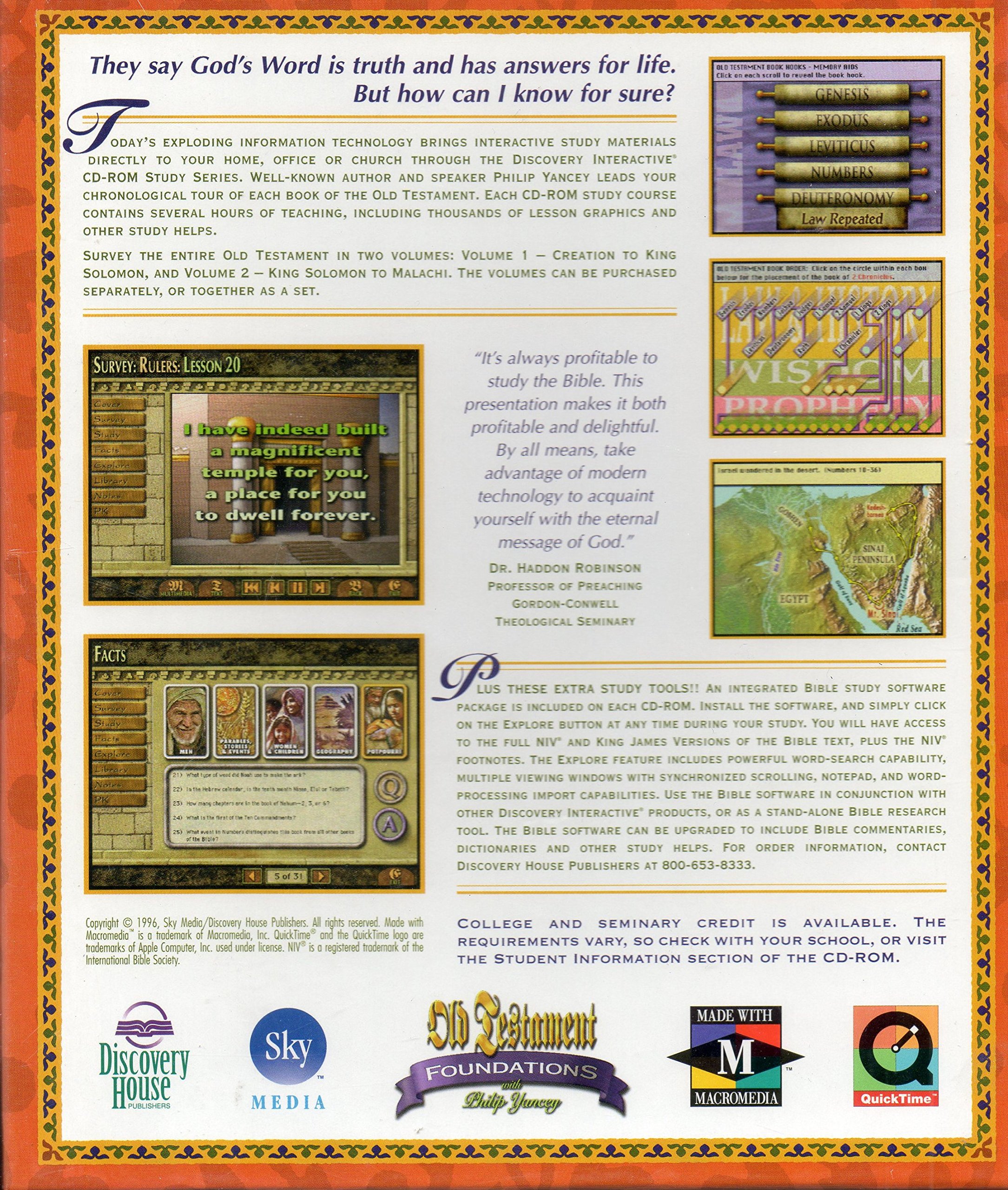 Old Testament Foundations With Philip Yancey on Galleon Philippines