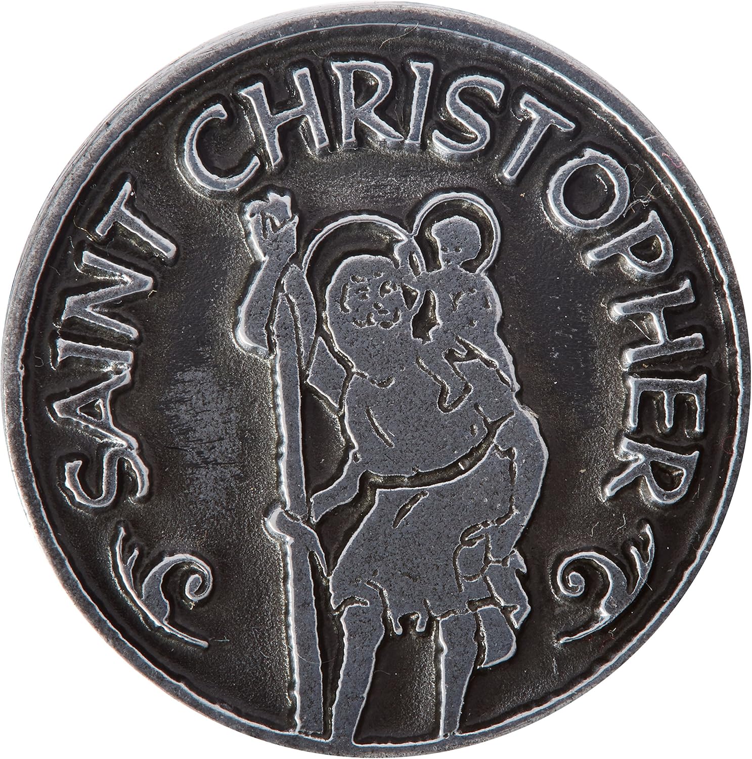 Amazon.com: Cathedral Art Saint Christopher Pocket Token, 1-Inch: Home ...