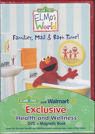 Elmo's World: Families, Mail & Bath Time DVD + Magnetic Book: Amazon.co ...