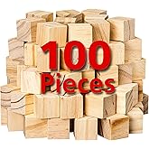 Amazon.com: Wooden Cubes for Arts and Crafts – DIY - Photo Blocks - 2 ...