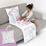 Amazon.com: Sago Mini , 2-in-1 Fold Up Pillow Playset, Jinja’S Kitchen ...