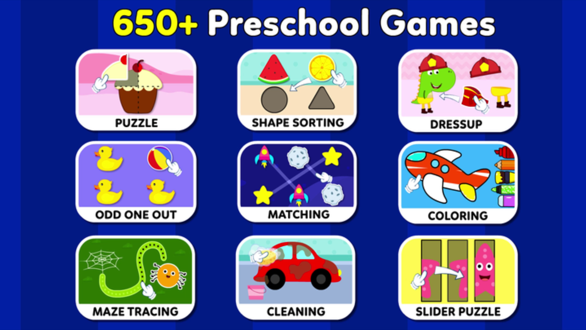 Preschool Games for 2-5 Year Olds - Kids Learning App for Toddlers With ...