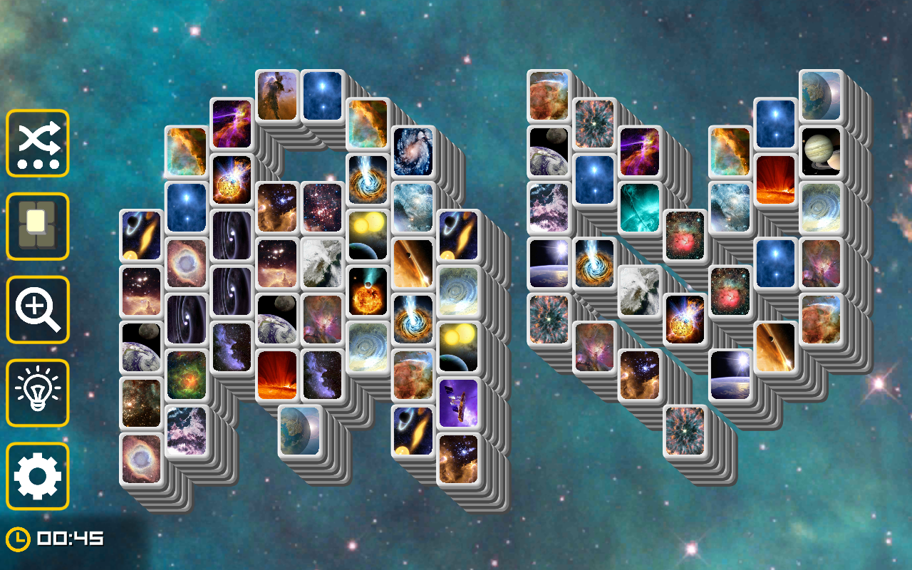 Mahjong Galaxy Space - Solitaire Mahjongg Game with astronomy images:Amazon.fr:Appstore for Android