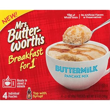 mrs butterworth vs aunt jemima pancake mix