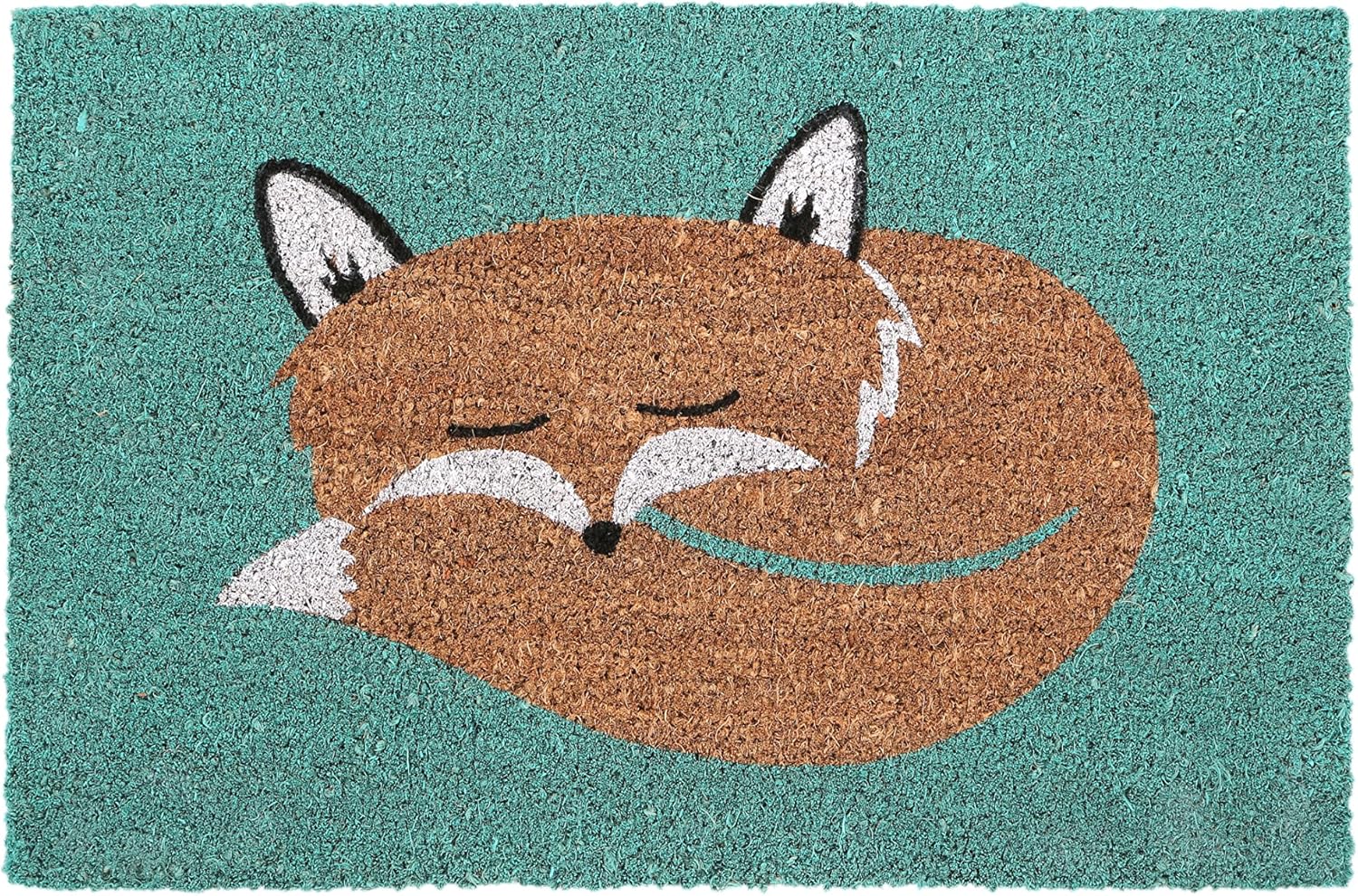 Premier Housewares Fox Coir Doormat, 60 x 40 cm: Amazon.co.uk: Kitchen ...